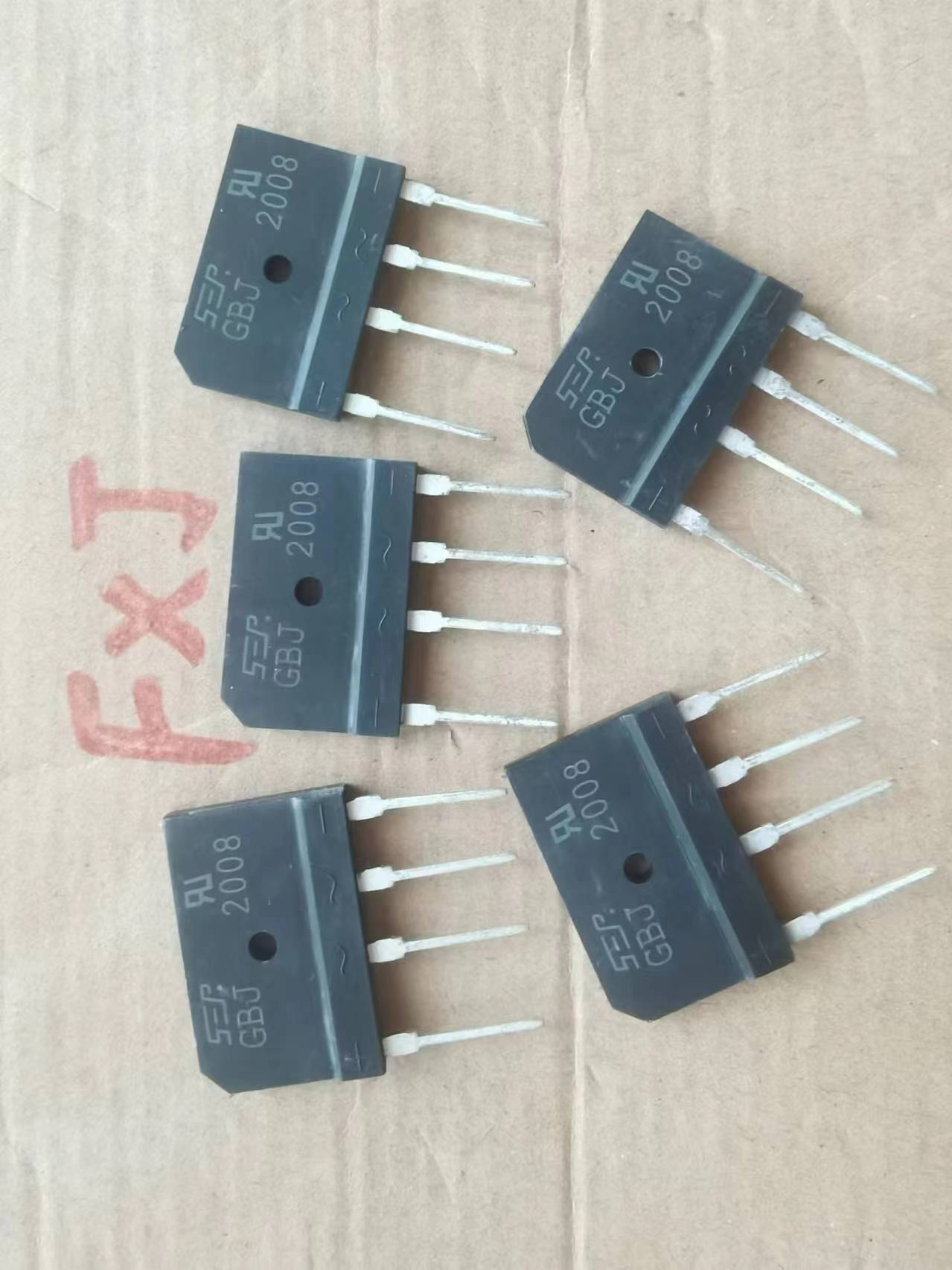 ((5 ชิ้น) GBJ2008 สะพานเรียงกระแสเตาแม่เหล็กไฟฟ้า 20A 800V สามารถ ...