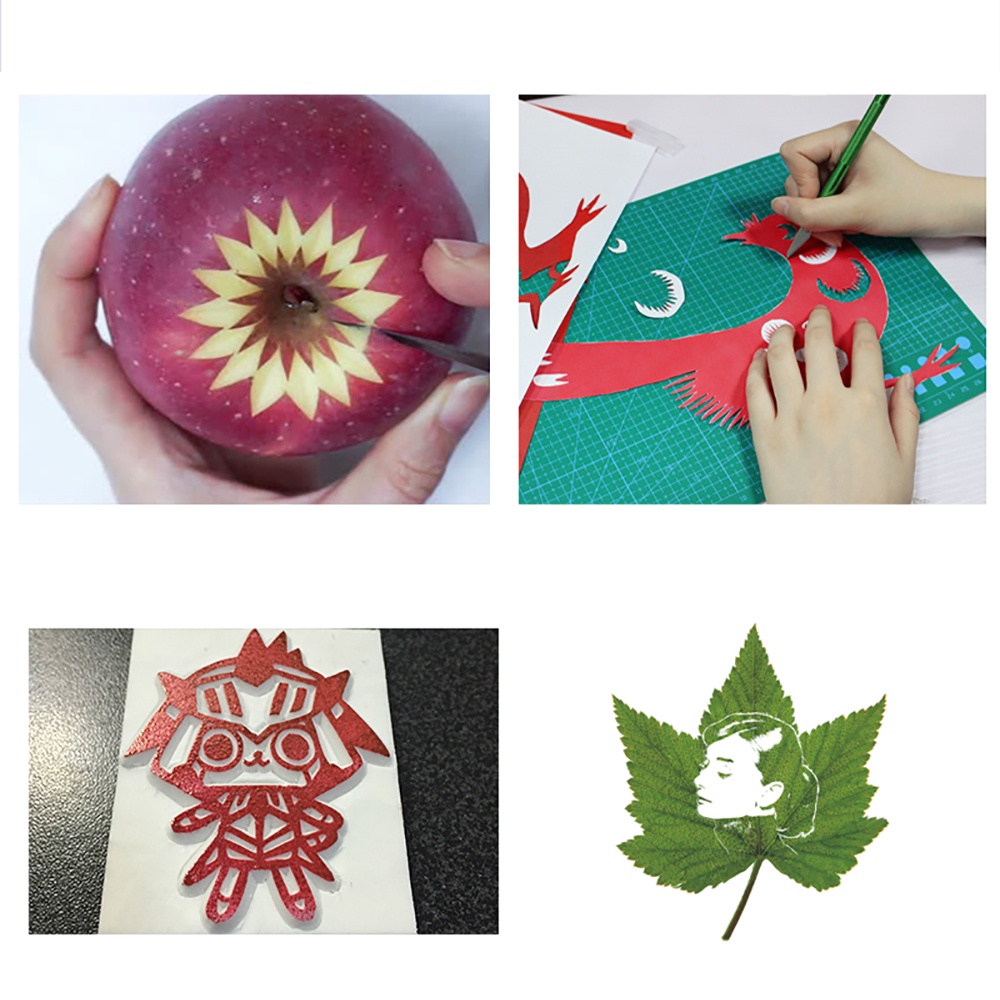 Kuaiqu ประติมากรรมแกะสลัก 40 ใบมีด Carve มีดสํารองพิเศษ Graver เครื่อง ...