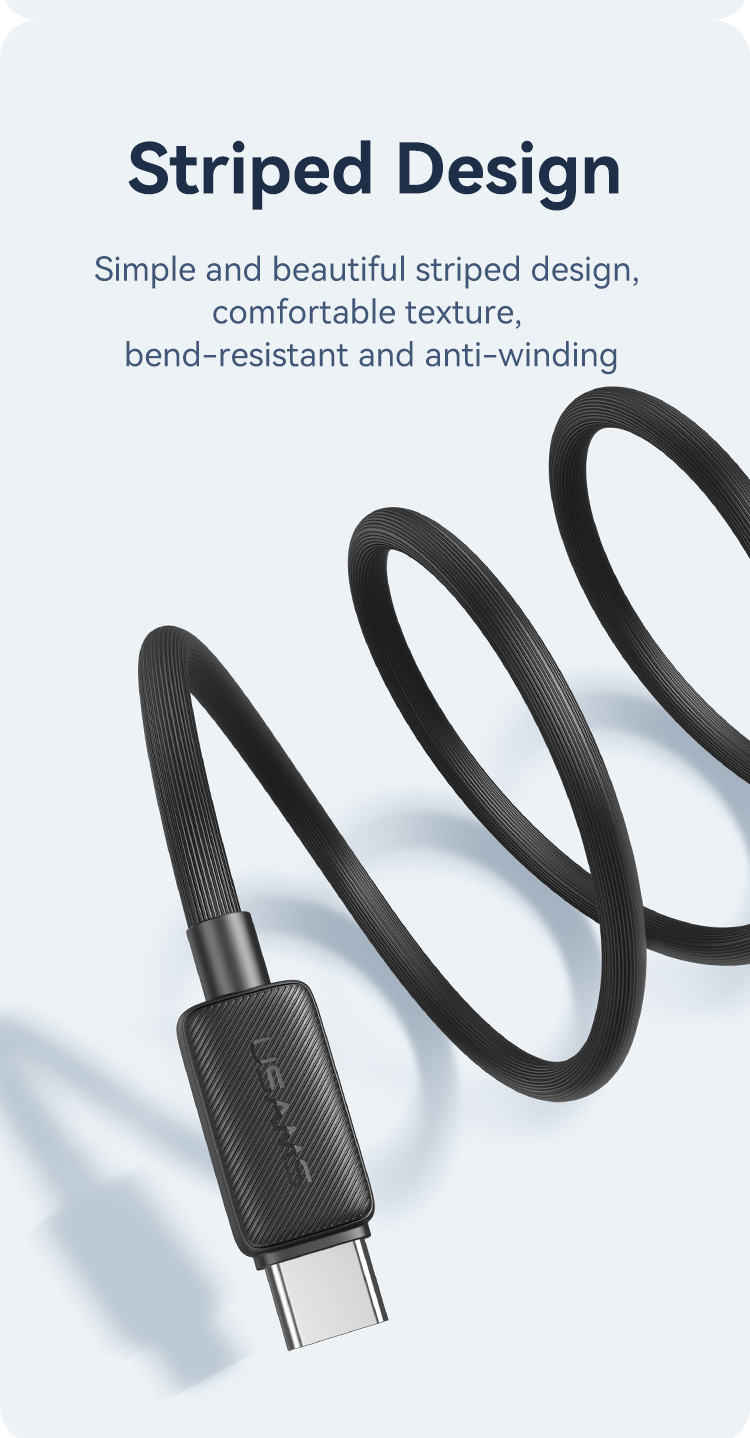 Usams USB Type C สายสําหรับ Samsung Xiaomi Redmi USB C สายชาร ์ จ 3A ...