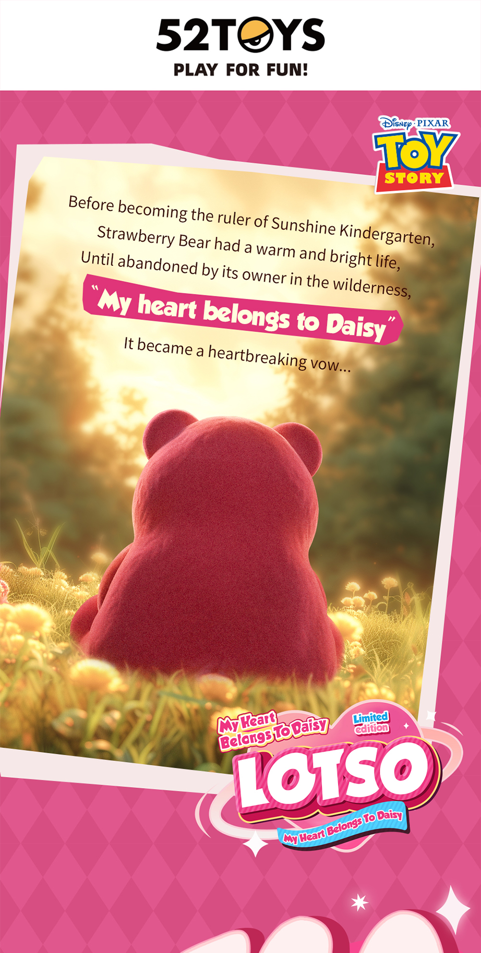 52TOYS Disney Lotso Limited Edition-My Heart Belongs To Daisy Action ...