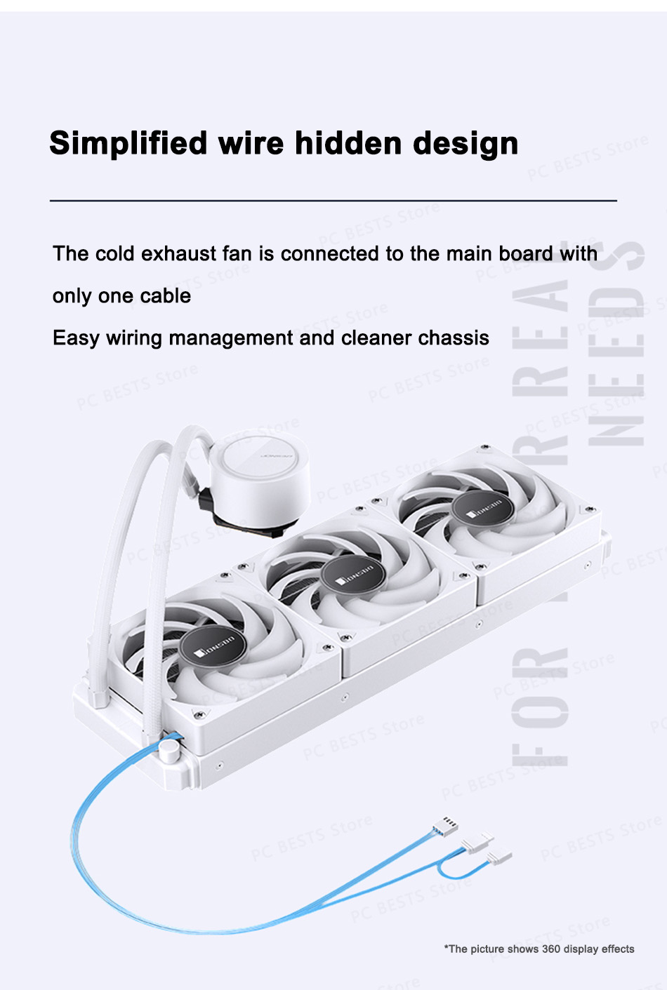 Jonsbo TG-240 ARGB Water Liquid Cooler 120 มม.พัดลมIntegralหม้อน้ํา ...