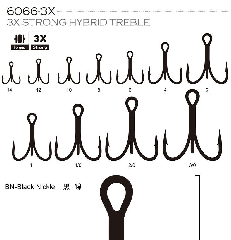 TEASER 5 ชิ้น 6066-3X/4X/5X Strong Hybrid Treble Hooks 8 #-5/0 # MT/BT/UA เหล็กคาร์บอนสูงพร้อม ...