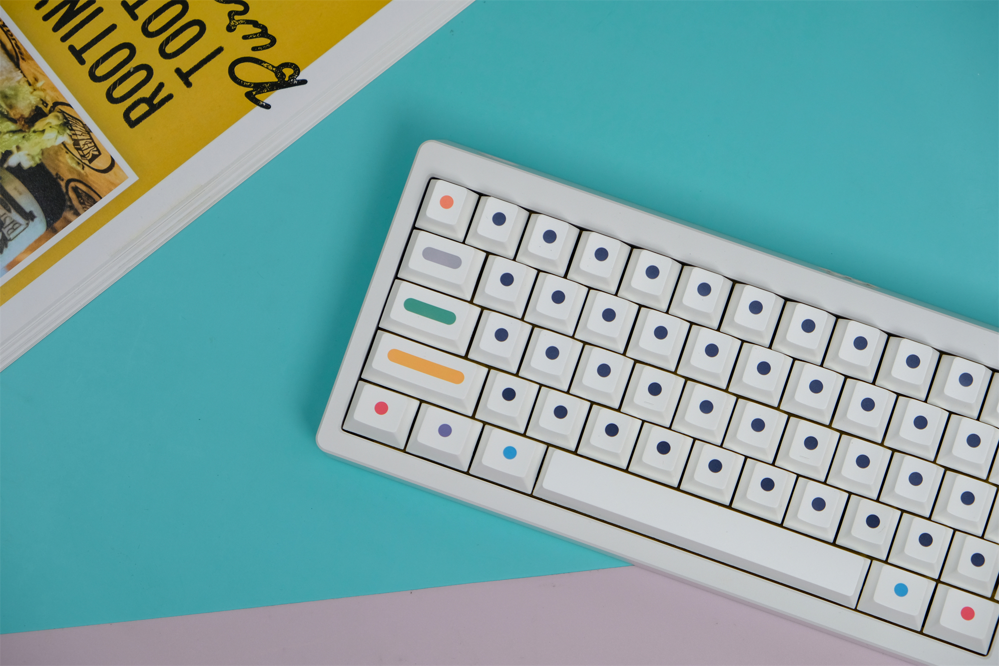 Gmk Dots Keycaps PBT Dye-sub Cherry Profile Keycap Custom Keycap เข ้ า ...