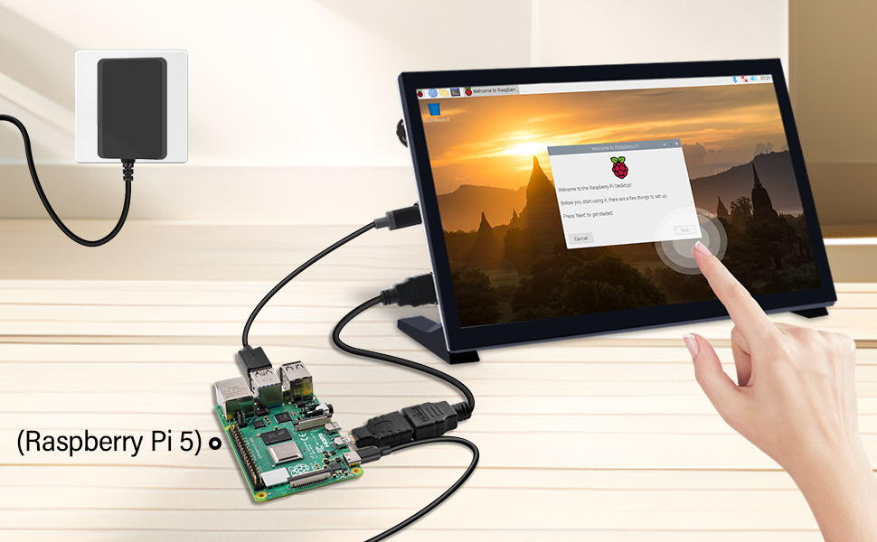 52pi Raspberry Pi 5 แหล่งจ่ายไฟ, 5V 5A USB Type-c แหล่งจ่ายไฟสําหรับ ...