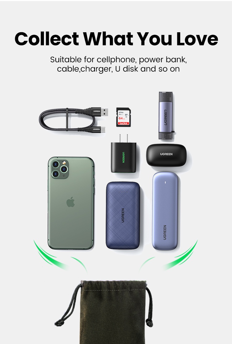 Ugreen Power Bank Case Phone Pouch Waterproof Powerbank Storage Bag อุป ...