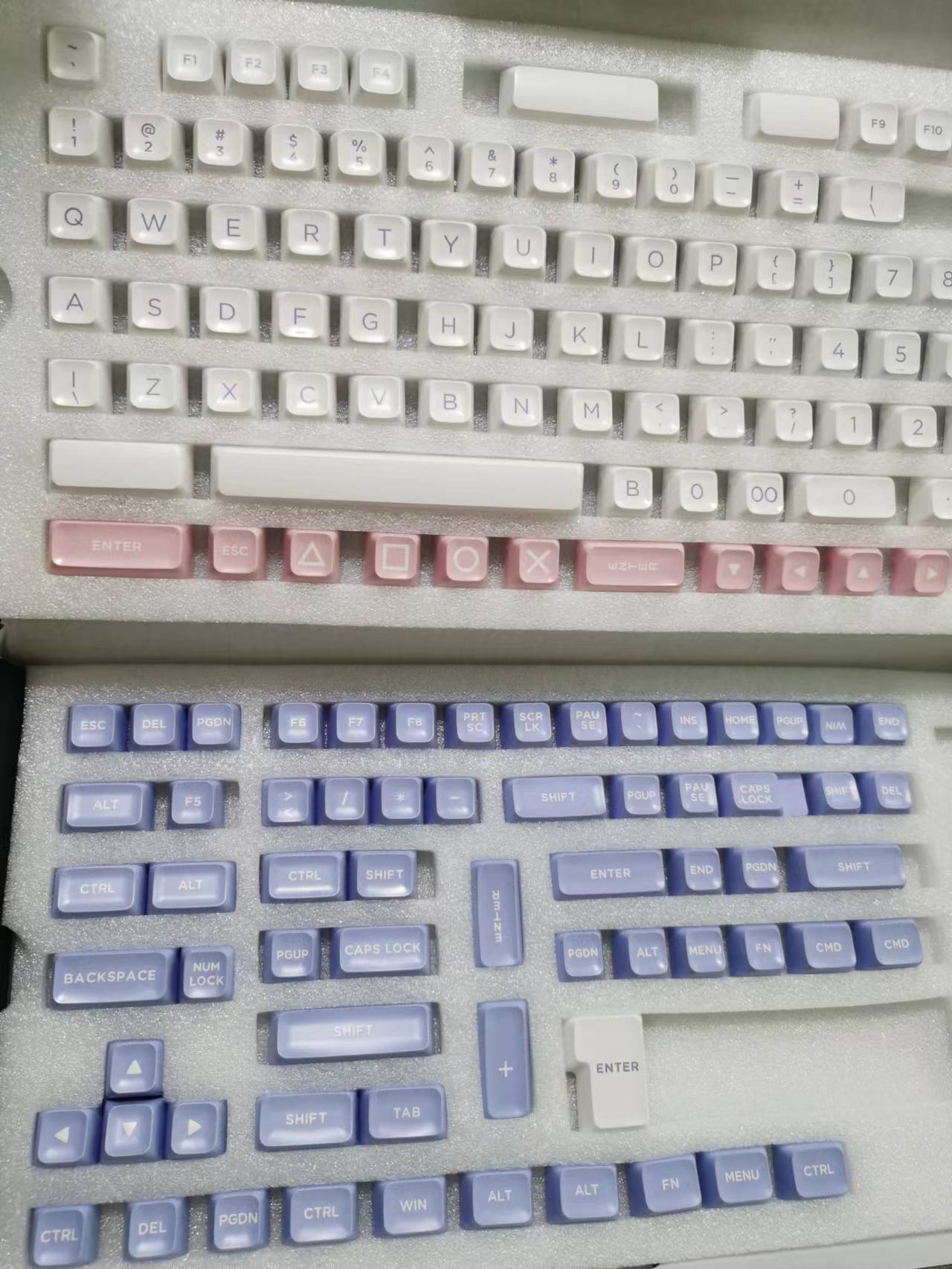 Weikav 150keys คีย์บอร์ดเครื่องกล Keycaps DSA Profile PBT Double Shot ...