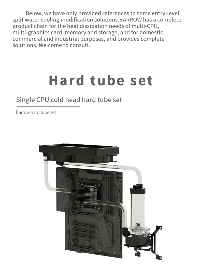 Barrow Water Cooler Custom Kit Hard/Soft Tube Water Cooler Kit สําหรับ ...