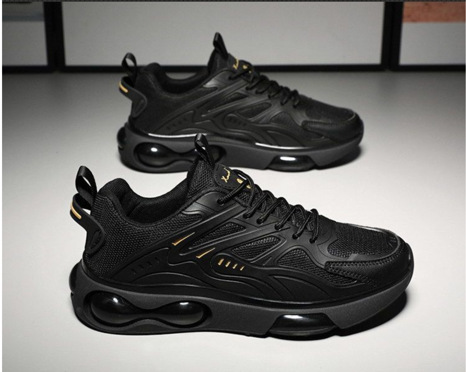 รองเท้ากีฬา รองเท้าวิ่งลําลอง พื้นหนา ระบายอากาศได้ดี แฟชั่นสําหรับ ...