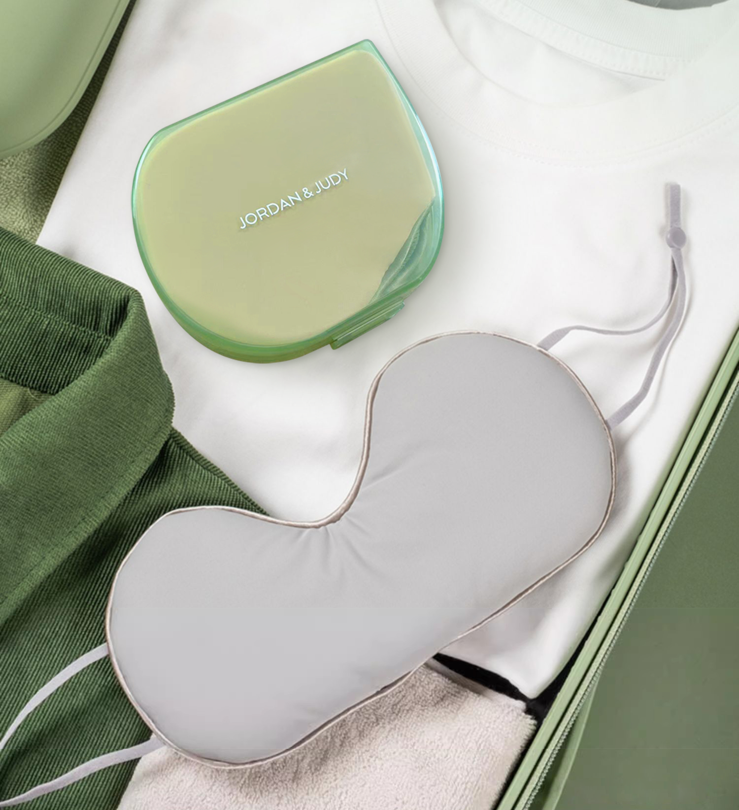 Jordan&judy Sleeping Eye Mask สบาย Eye Shade Travel Nap Cover Blindfold ...