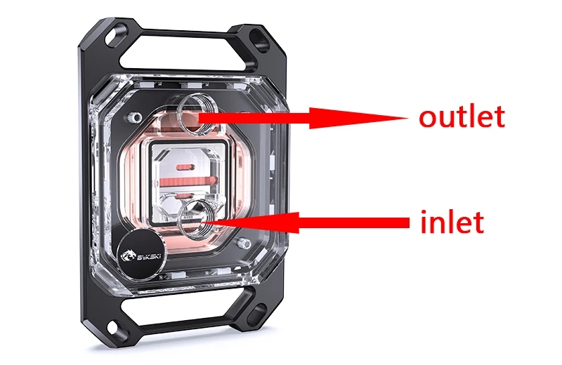Bykski CPU Block ใช้สําหรับ INTEL LGA115X 1200 1700 2011/AMD Ryzen 3/5/7 X470 X570 Water Cooler ...