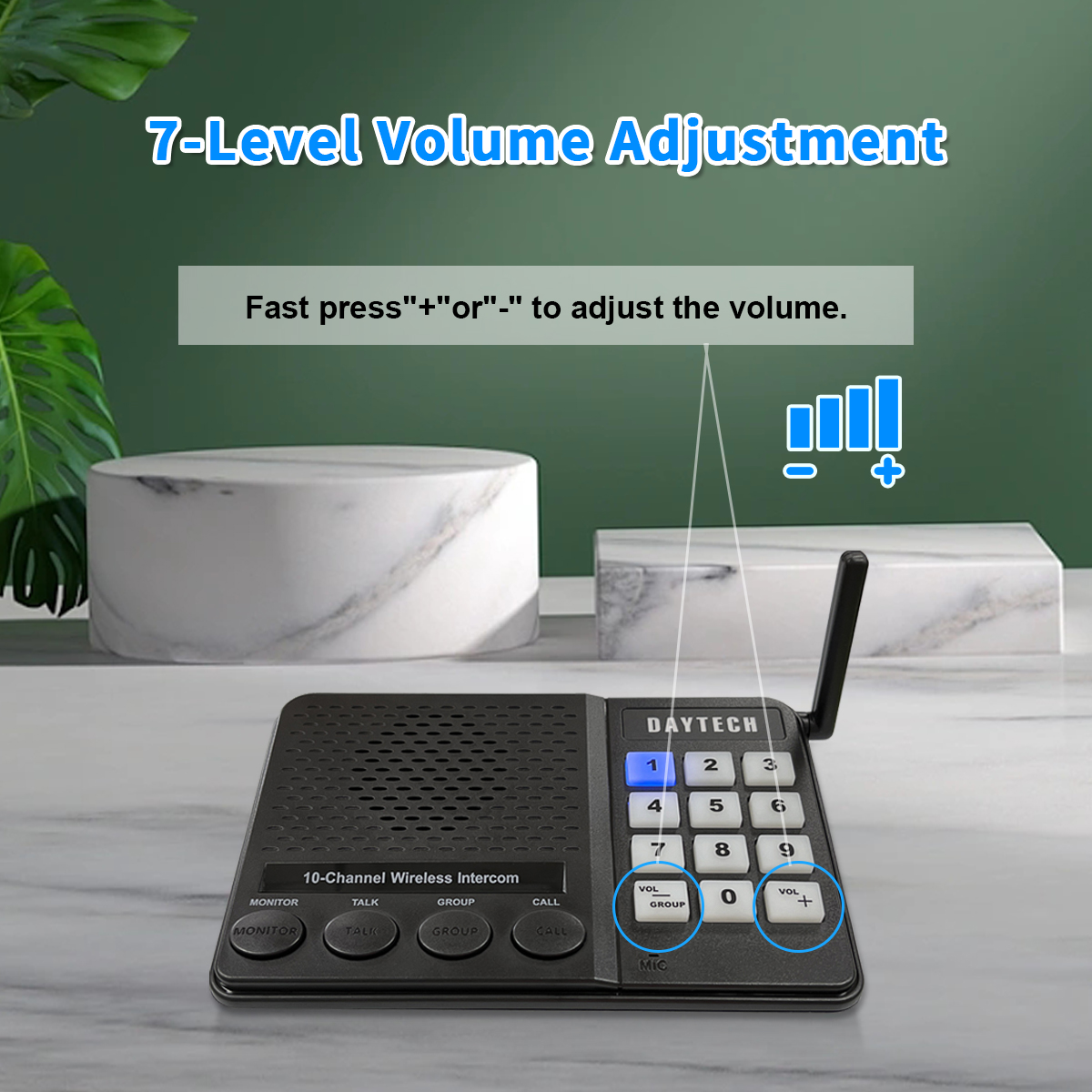 Daytech intercom ไร้สาย อินเตอร์คอม สัญญาณแรง สําหรับโรงแรม ออฟฟิศ walkies talkie วิทยุสือสาร ...