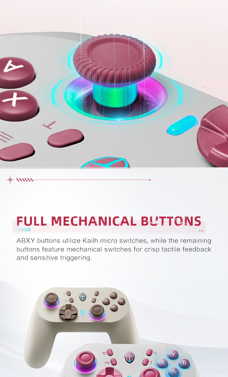 Thunderobot G45 Xbox-like Gaming Controller, Tri-โหมดแบบมีสาย 2.4G ... Thunderobot G45 Xbox-like Gaming Controller, Tri-โหมดแบบมีสาย 2.4G ...