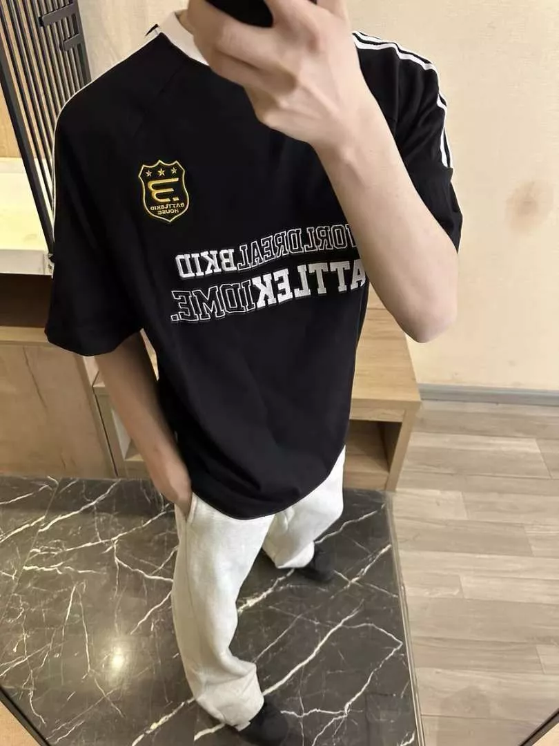 ⚡️Proman⚡️ [ 16 สี COD ]เสื้อยืดแขนสั้นสไตล์ คอกลม High Street สไตล์ ...