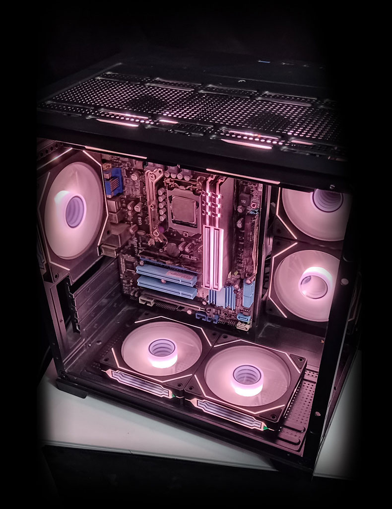 ICE Whale PRISM 4PRO Gen2 3PCS ARGB CPU พัดลม 4PIN PWM เงียบแชสซีพัดลม ...