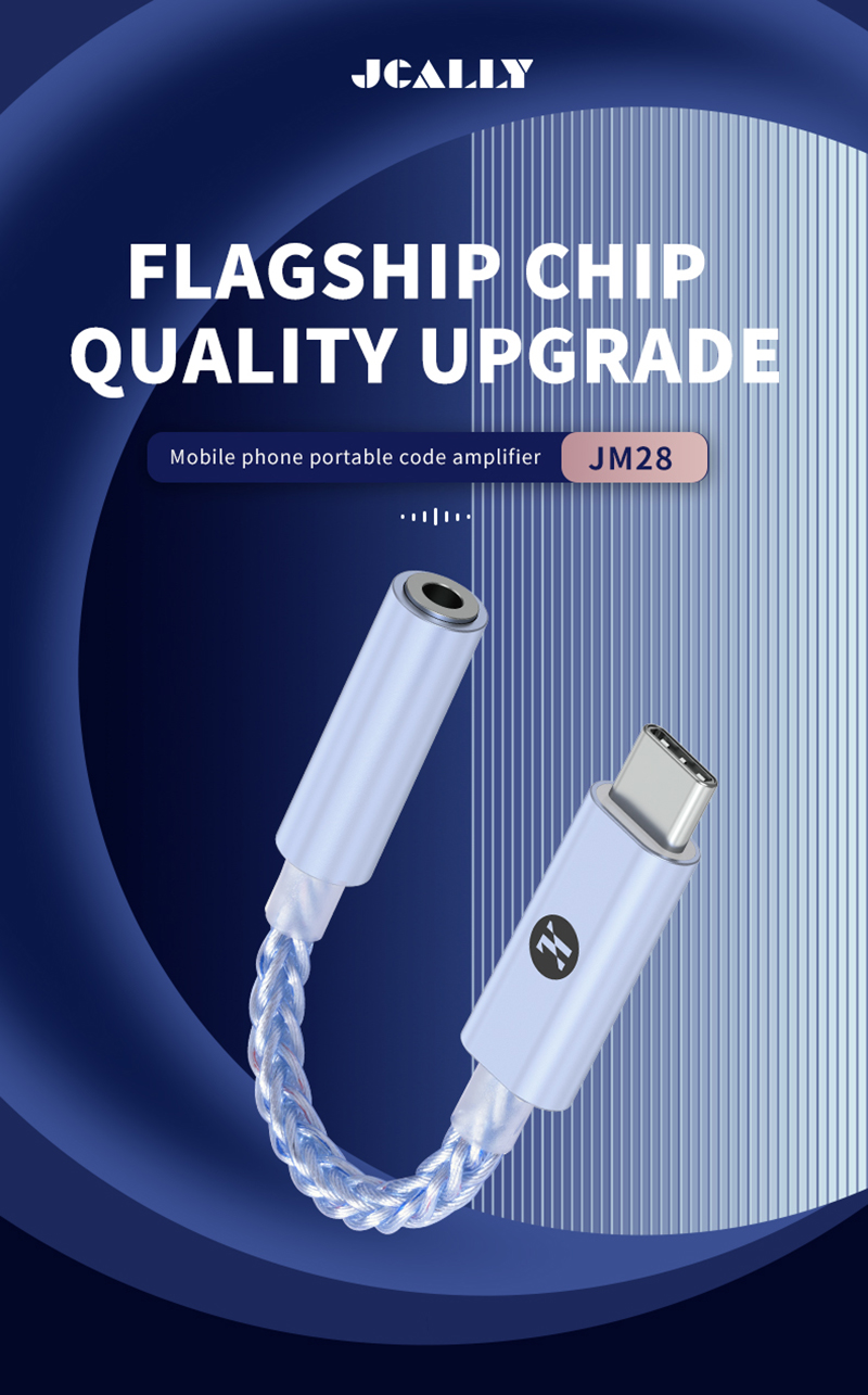 Jcally JM28 Cirrus Logic CS43198 ชิปแบบพกพา DAC Decoder Type-C ถึง 3.5 หูฟังเครื ่ องขยายเสียงอะ ...