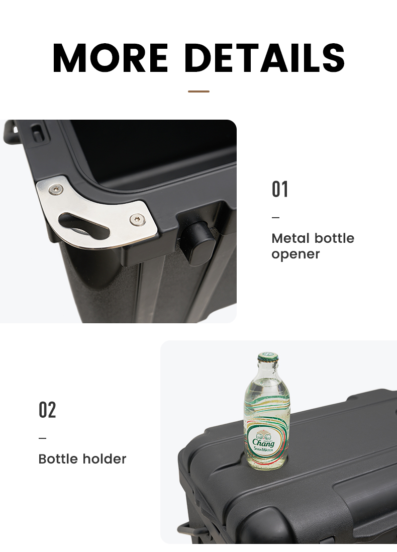 Mobi GARDEN Camping Cooler Box Ice อัพเกรดพร้อมตะกร้าเก็บ 26L รถแบบพกพา ...