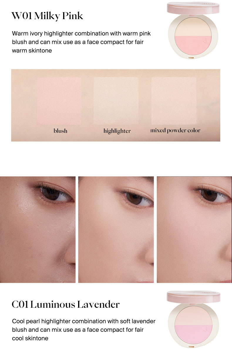 Joocyee Multiuse Compact Duo Multiuse Brighten Micro-fine | Shopee Thailand
