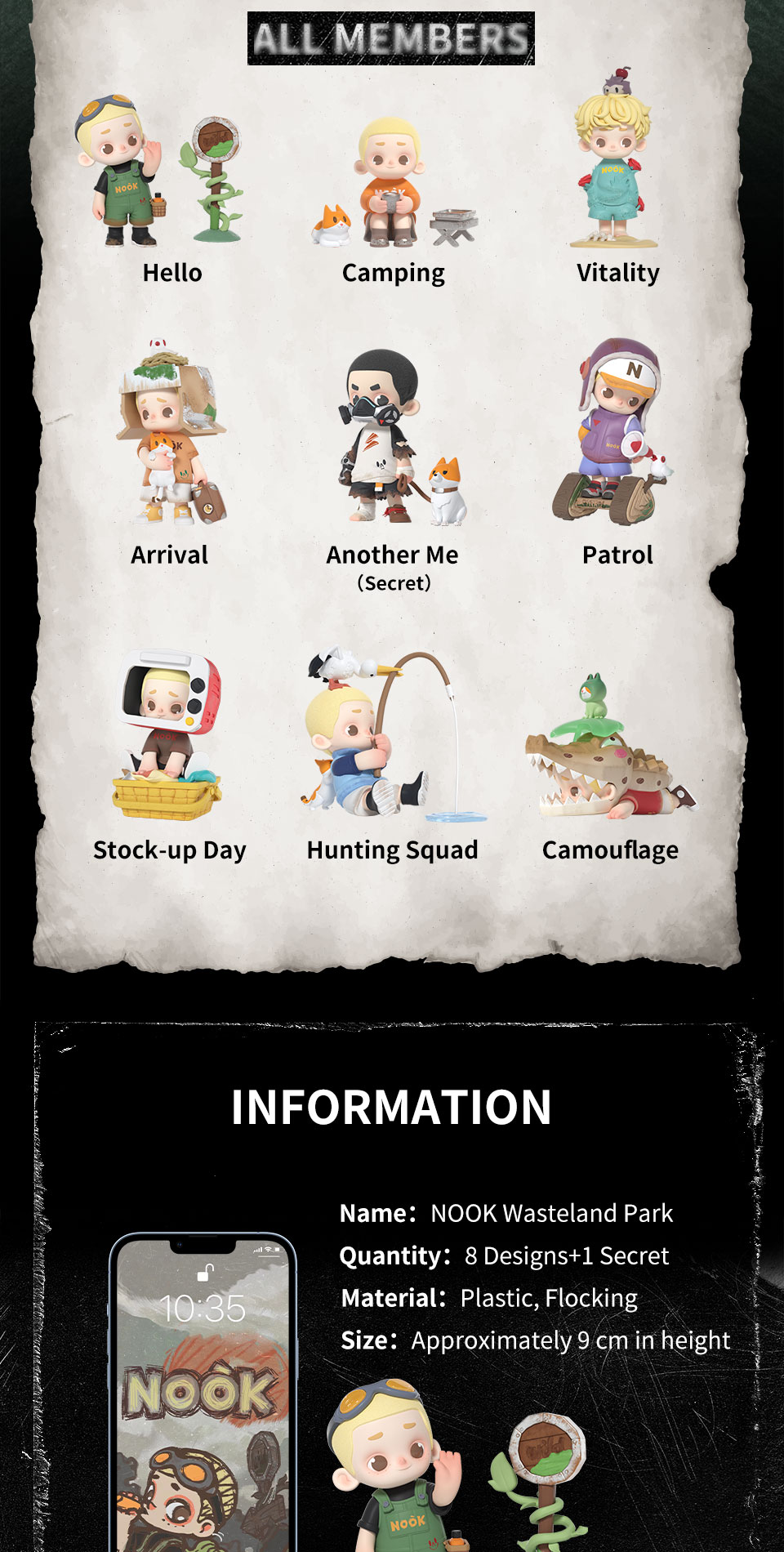 【Restock on June 15th 8:30am】52TOYS Nook Wasteland Park Series Blind ...