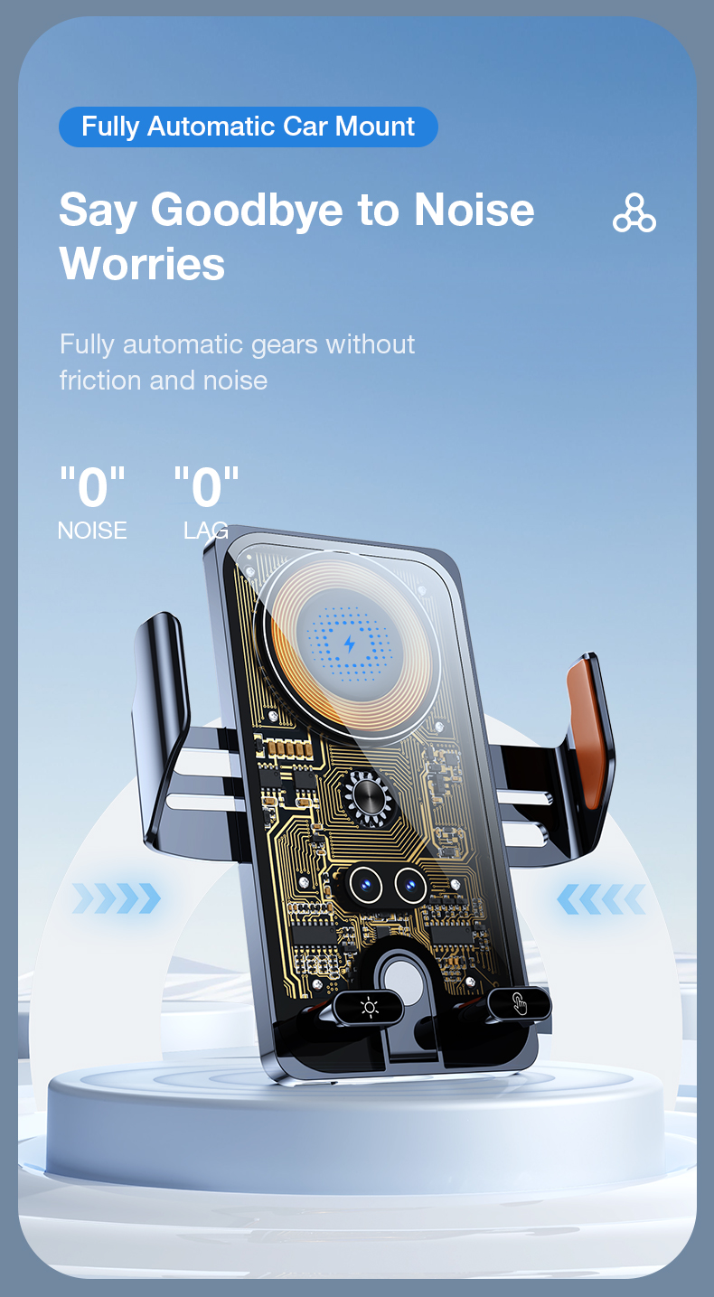 EYD F18 66W Car Wireless Charger ที่วางโทรศัพท์แบบหนีบอัตโนมัติสำหรับ | Shopee Thailand