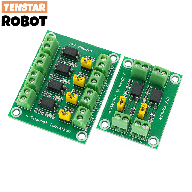 Pc817 2/4/8 Channel Optocoupler Isolation Board ตัวแปลงแรงดันไฟฟ ้ าอะ ...