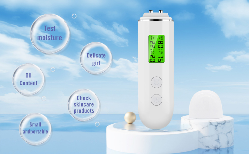 Cherryshe LCD Digital Precision Skin Oil Content Analyzer, Moisture ...