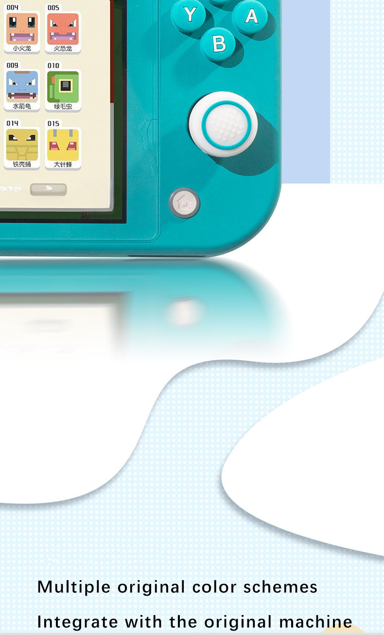 ซิลิโคน Rocker cap Thumb Grips สําหรับ Nintendo switch Lite ปุ่มสติกเก ...