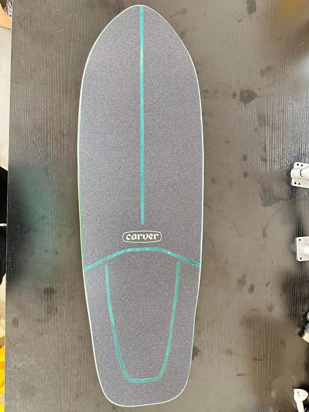 Carver 31 * 10 นิ ้ ว SURF SKATE DECK AQUA TIGER CARVER DECK | Shopee ...