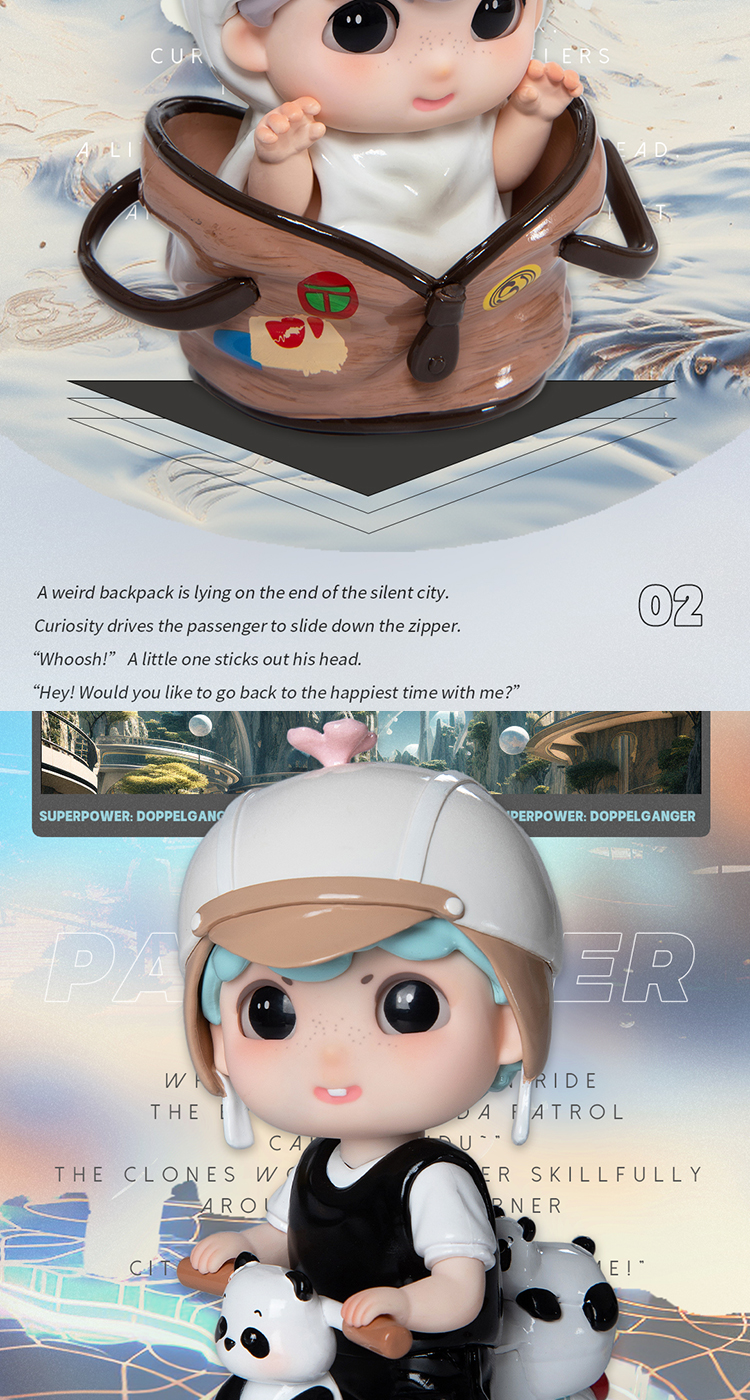 Heyone Asi City No.4 Mystery box Blind box Action ฟิกเกอร์น่ารัก - เต็มกล่อง(10 ชิ้น) | Shopee ...