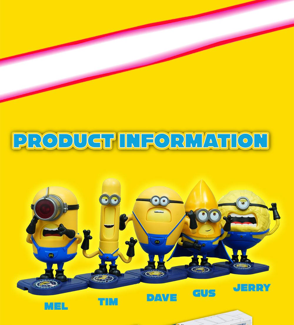 YOLOPARK AMK Series Despicable Me 4 Mega Minion Tim Model Kits | Shopee ...
