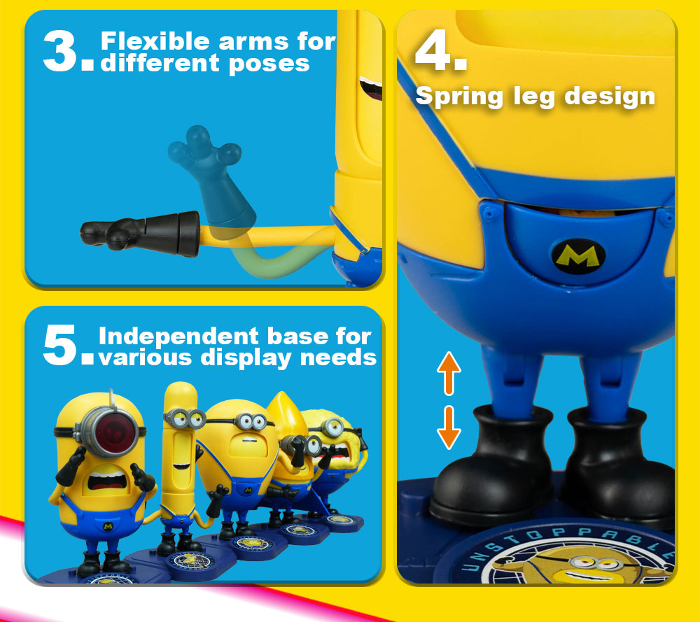 YOLOPARK AMK Series Despicable Me 4 Mega Minion Tim Model Kits | Shopee ...