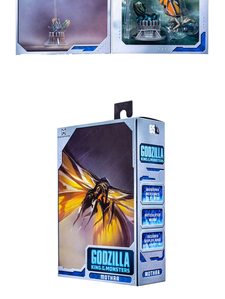 Neca Mothra 2019 โมเดล Godzilla, Godzilla, Monster King, Motra, ของเล่น ...