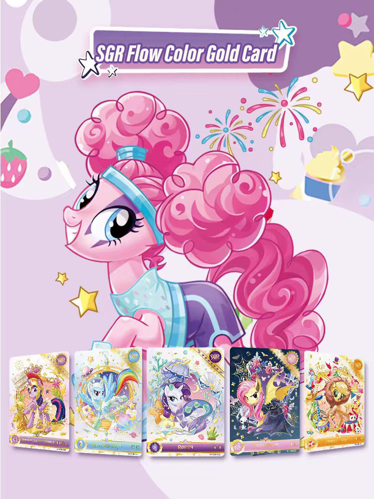 6ใบ my little pony huiyue5 Fluttershy การ์ด SC/LSR/SGR หายาก สาว ...