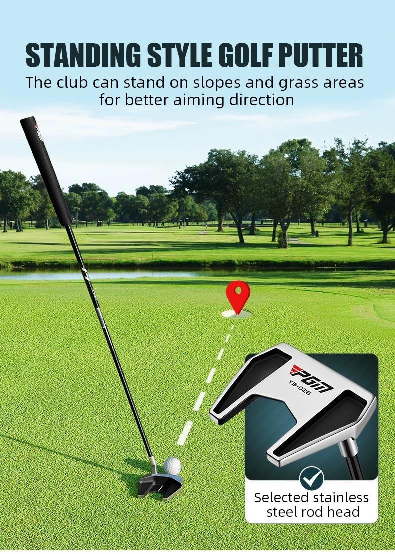 Pgm Golf Handed Standing Golf Putter Club with Aiming Line Design ...