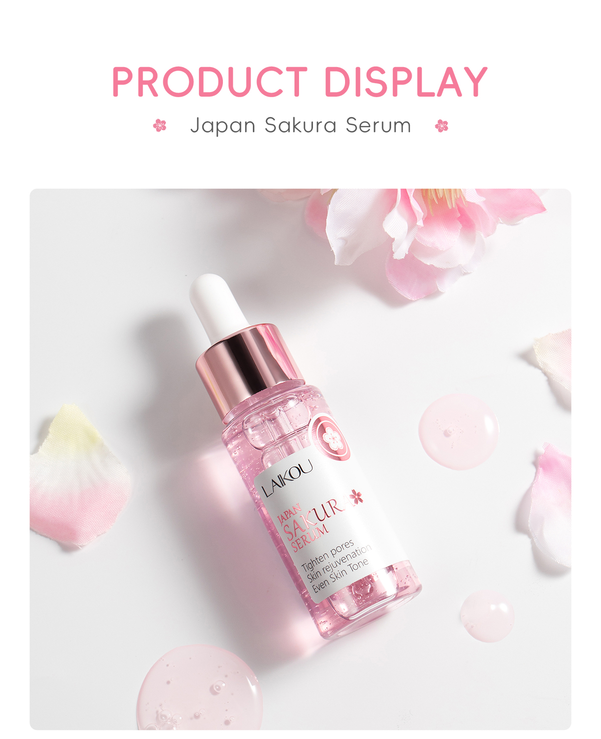Laikou Japan Sakura Serum ลบริ ้ วรอย Spots Cherry Blossoms Facial ...
