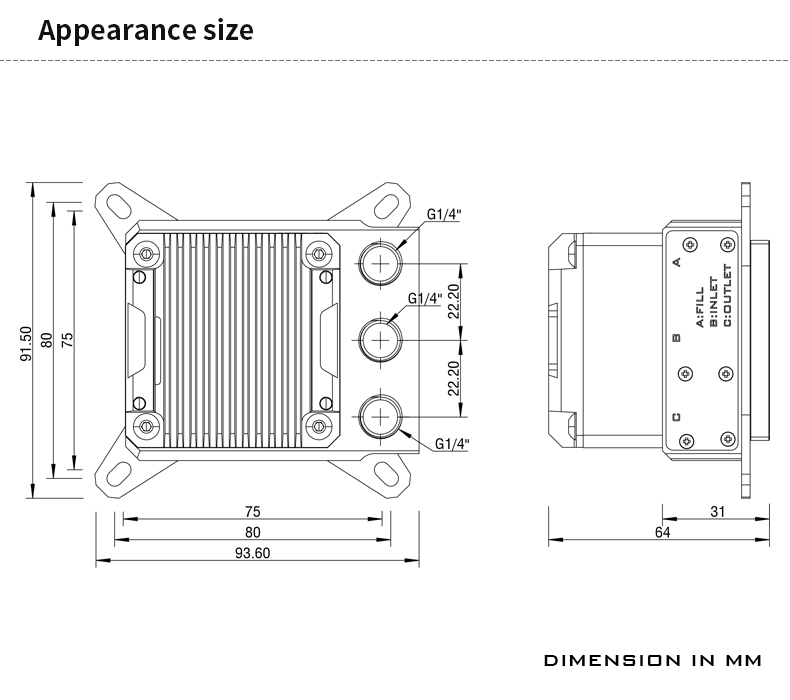 Barrow บล็อกน้ํา CPU พร้อมปั๊มในตัว POM และตัวทําความเย็น CPU อะคริลิค ...