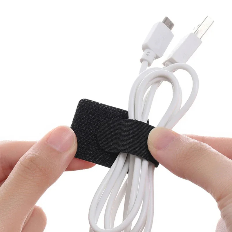 🚀ส่งจากไทย🚀50/100pcs Reusable Cable Ties Fastening Wire Organizer สายไฟ ...