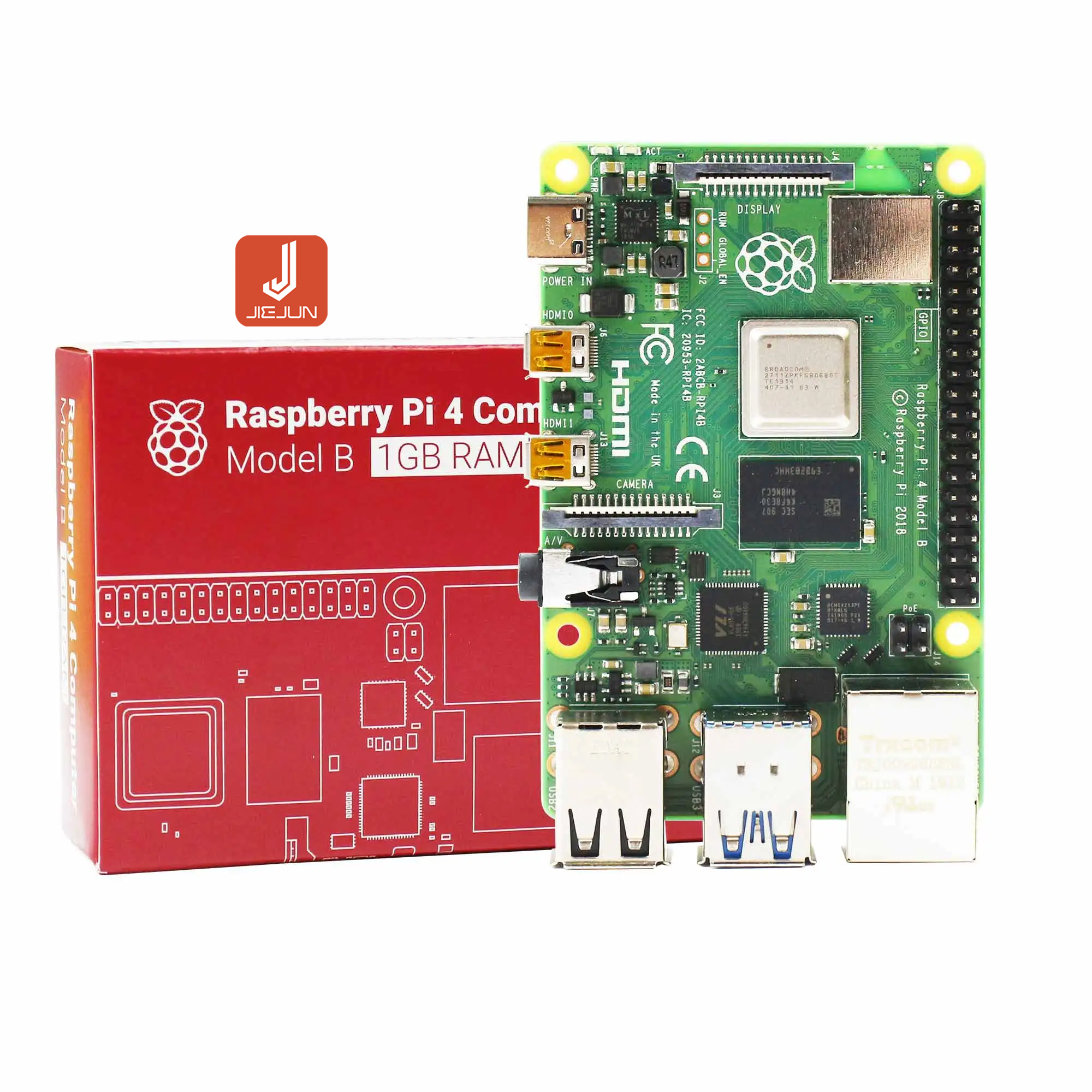 Raspberry Pi 4 รุ่น B บอร์ด 2GB 4GB 8GB RAM CPU 64 บิต 1.5 Ghz RPi Dev ...