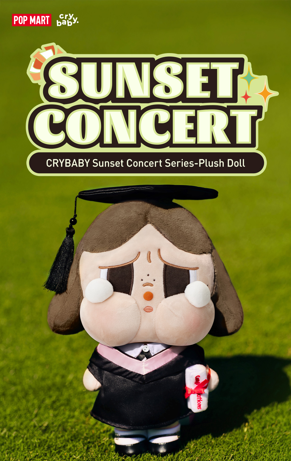 Pop MART CRYBABY Sunset Concert Series-ตุ๊กตาผ้ากํามะหยี่ | Shopee Thailand