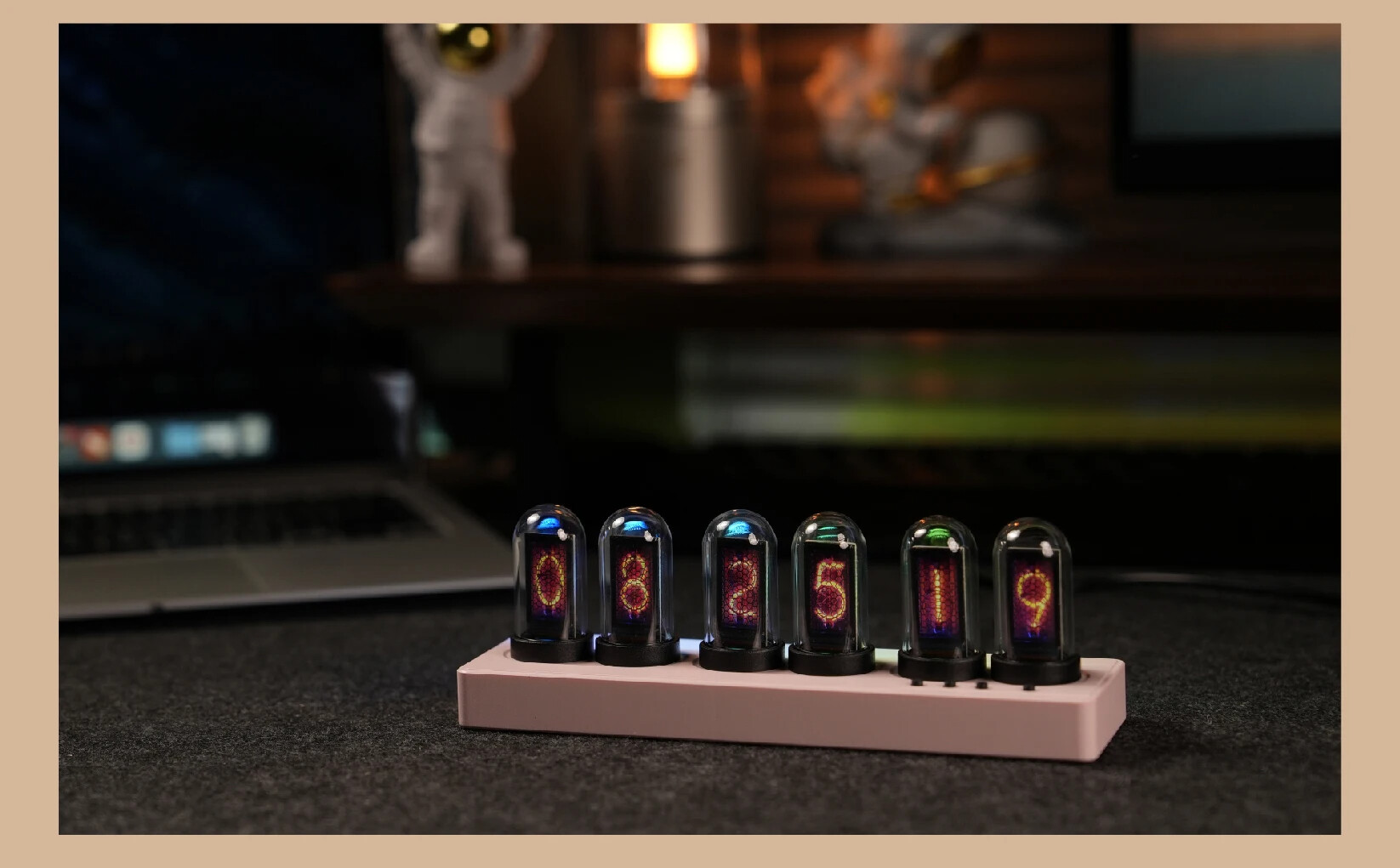 การควบคุม WIFI 6-DIGIT MiniIPS หน้าจอสี quasi-glow หลอดนาฬิกาดิจิตอล ...