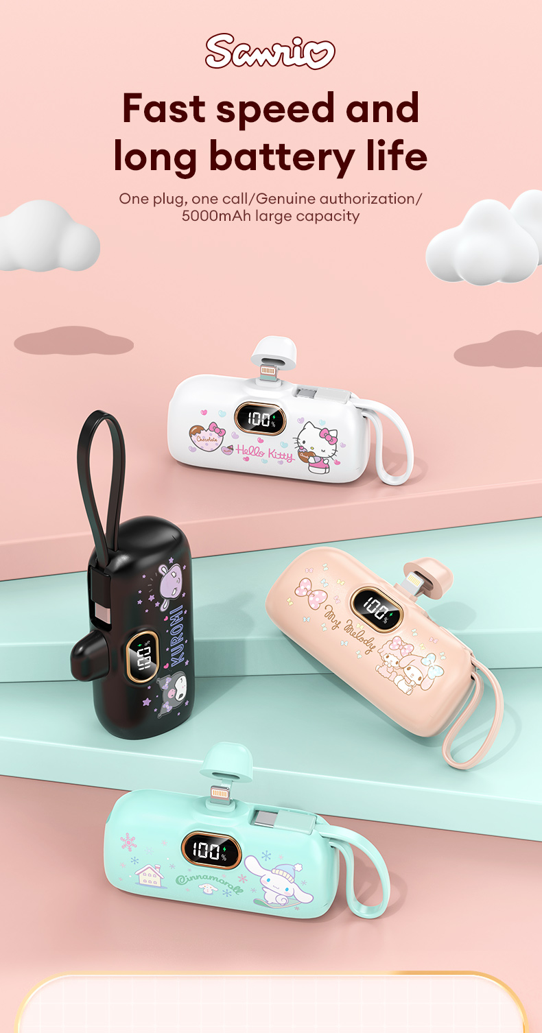 Sanrio Series PL05 Powerbank 5000mAh แบบพกพา Fast Speed Quick Charge ...