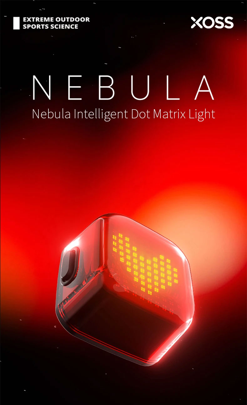 Xoss เนบิวลาอัจฉริยะ Dot Matrix Light ชุดไฟจักรยาน Rechargeabl กันน้ํา ...