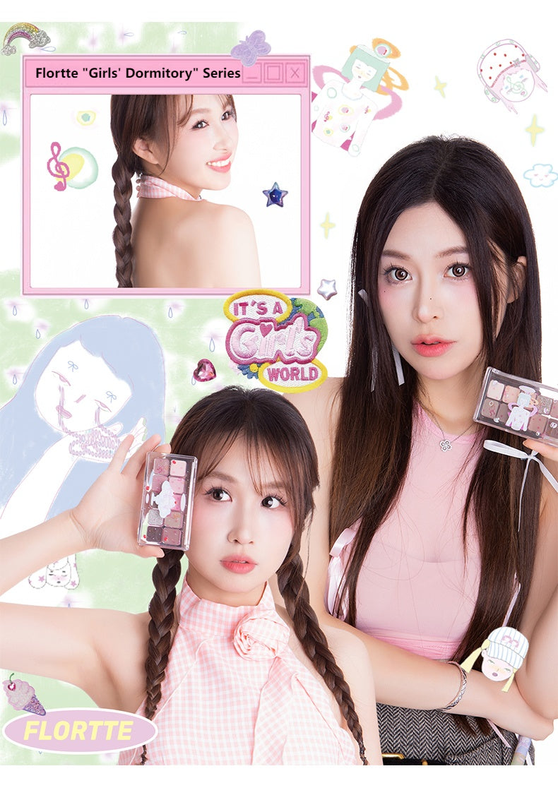 Flortte Wackky Series อายแชโดว ์ 10 สี | Shopee Thailand