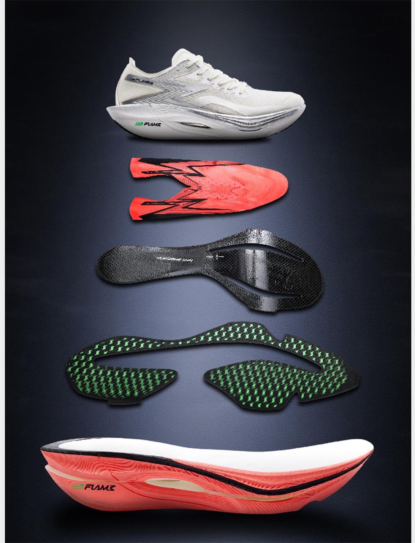 【จัดส่งในไทย】361 Degrees Flame 3.0 รองเท้าวิ่งมาราธอน ระบายอากาศ ...