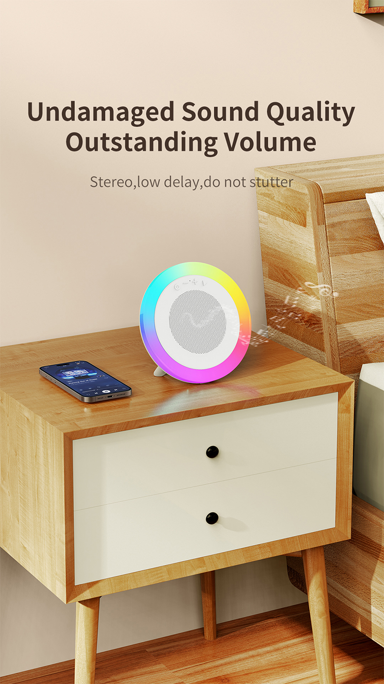 RECCI RSK-W42 Wireless Bluetooth speaker RGB ประสิทธิภาพแสง สนับสนุน บลูทูธ 5.3 รับประกัน 1 ปี ...