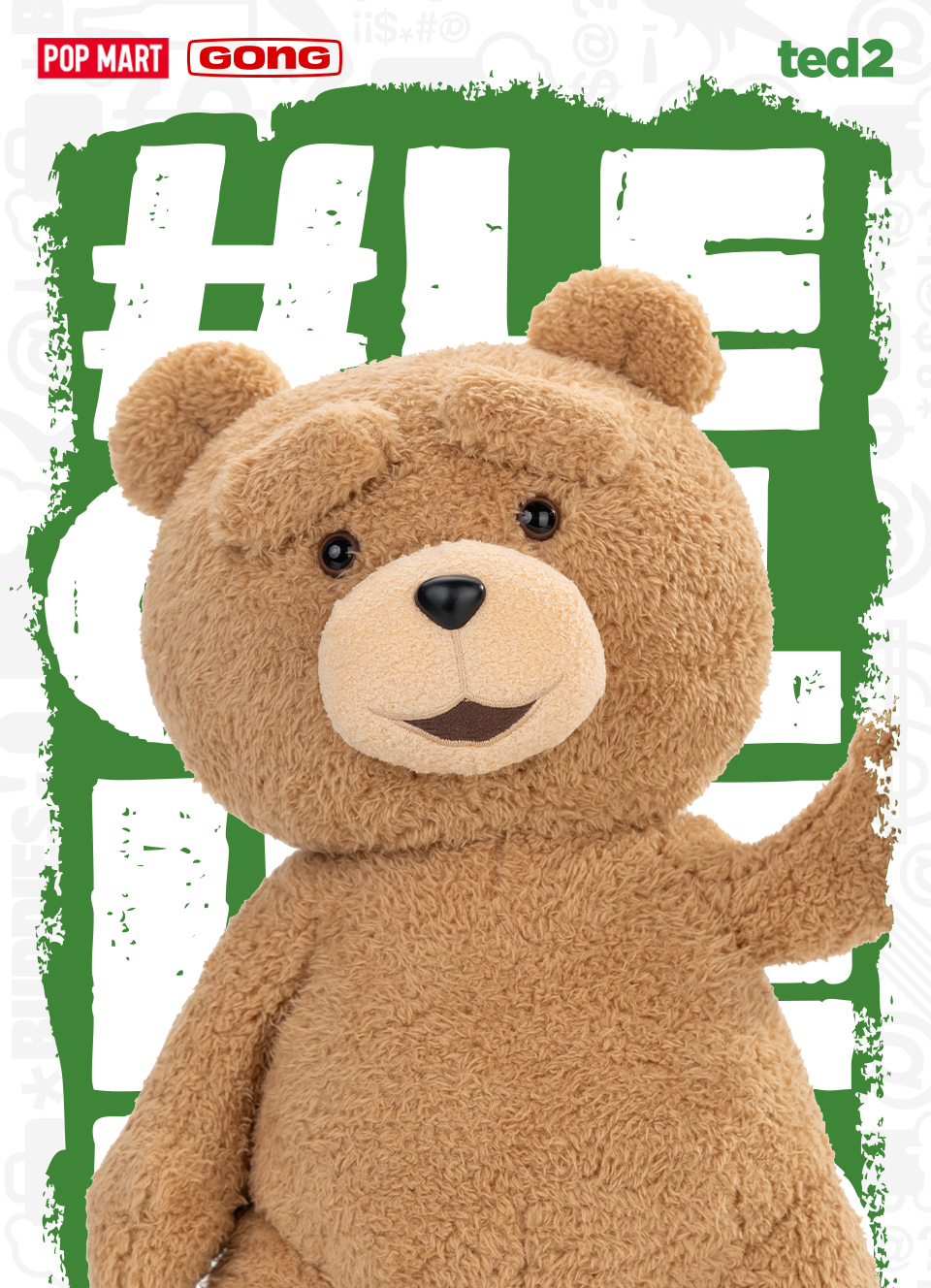 POP MART (Ted2) ted action plush doll | Shopee Thailand