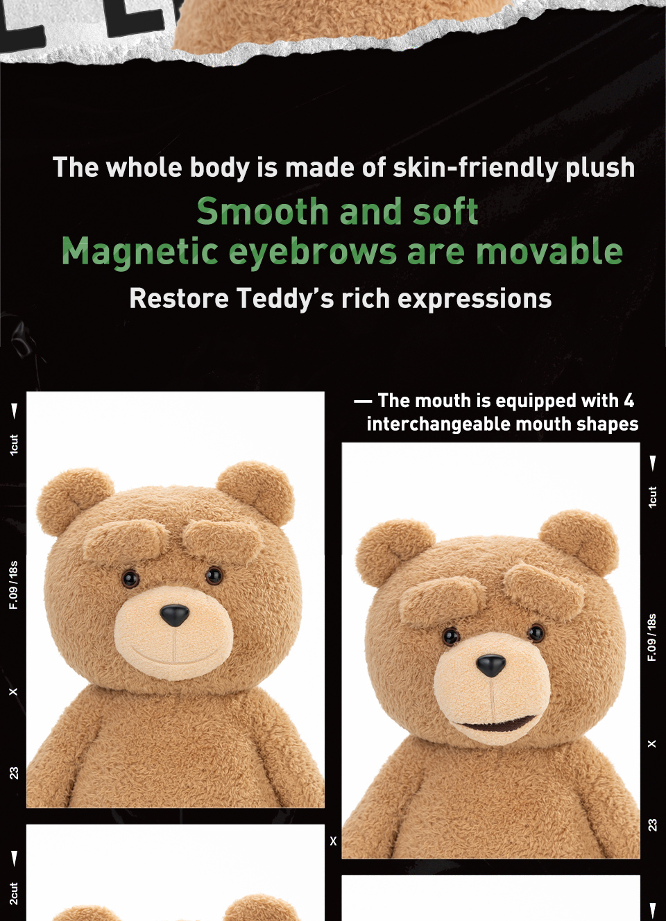 POP MART (Ted2) ted action plush doll | Shopee Thailand