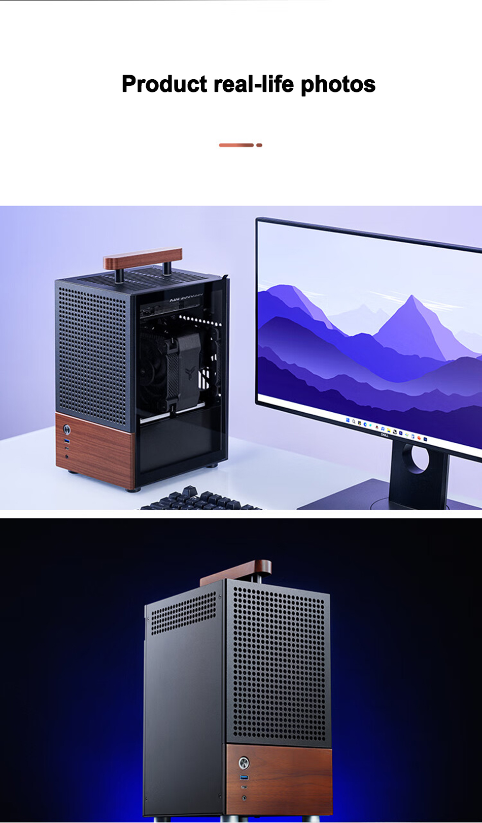 JONSBO T6 Portable Case Aluminum Alloy Type-C Interface Desktop Office ...