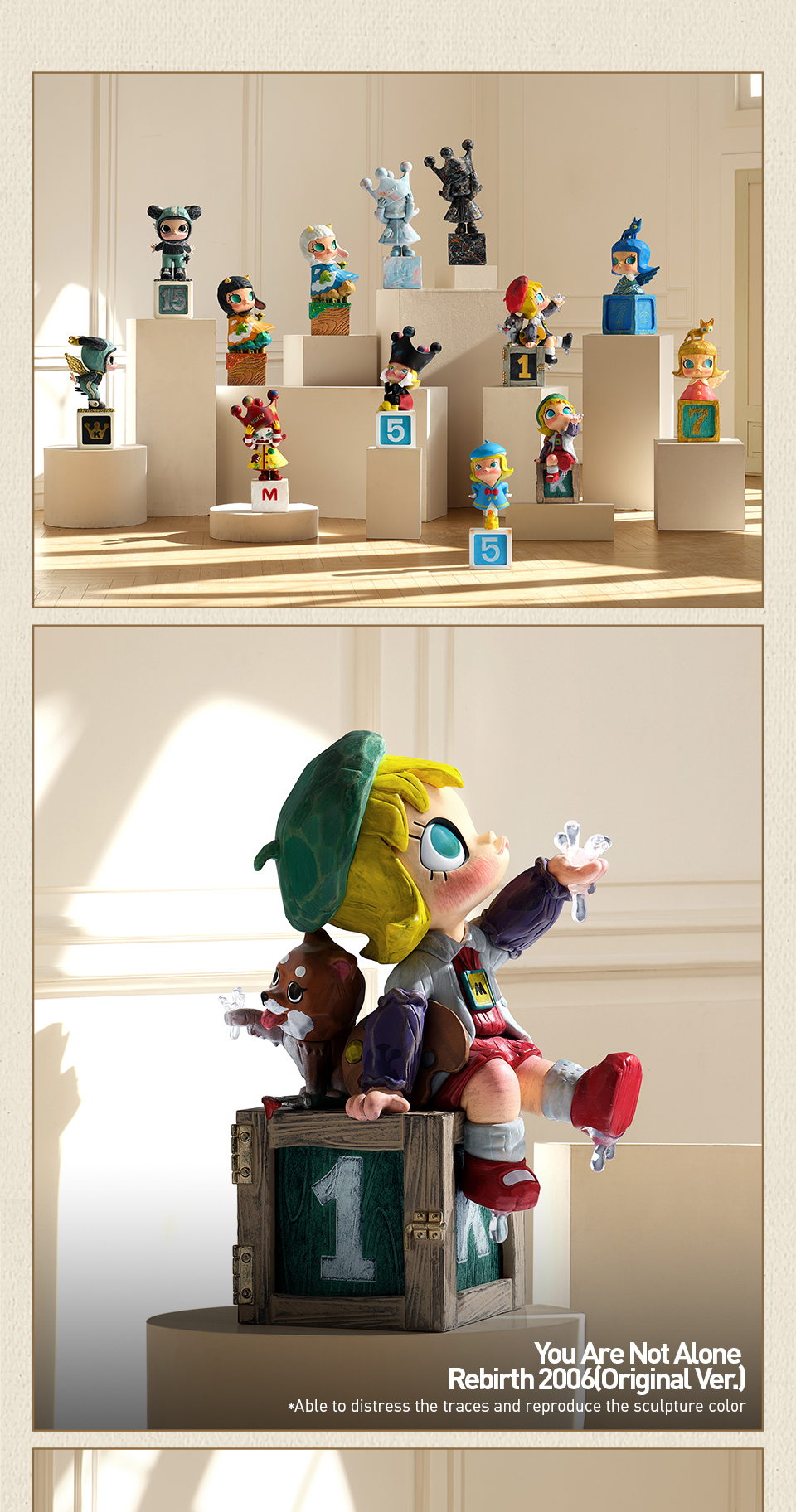 POP MART MOLLY Anniversary Statues Classical Retro 2 Series Figures ...