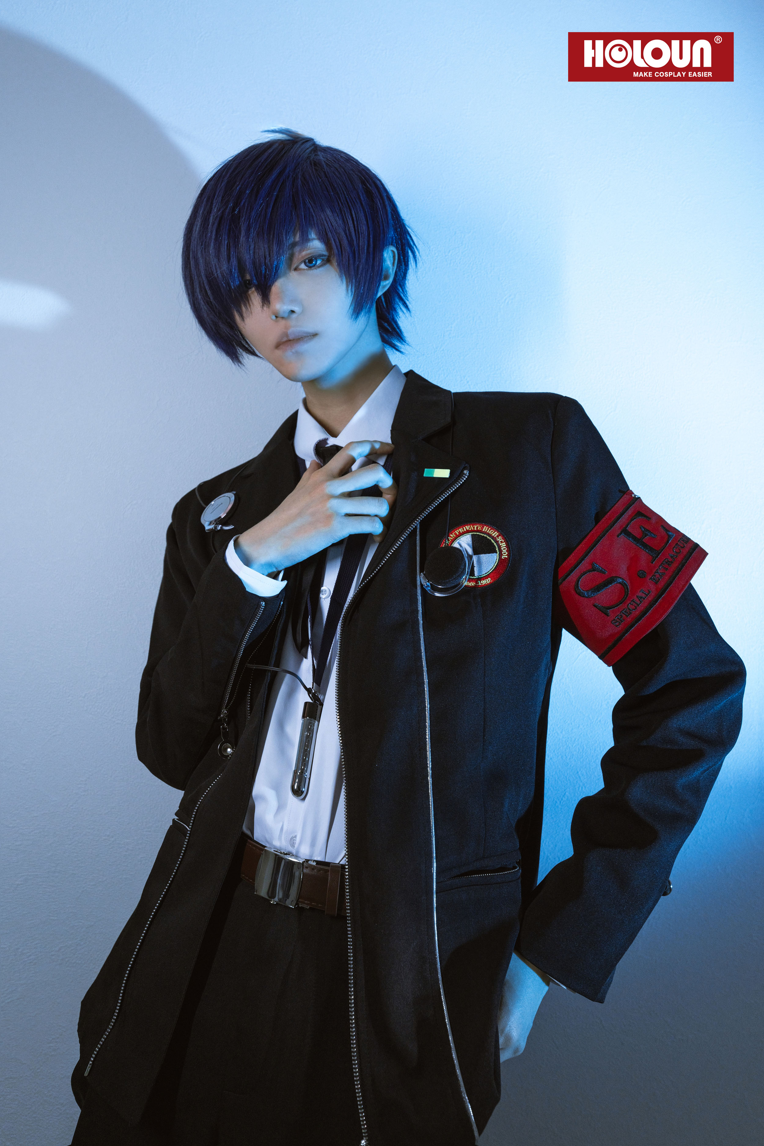 Holoun PERSONA3 P3 Cosplay ชุดคอสเพลย์ Amamiya Ren ชุดแฟนซี ฮาโลวีน ...