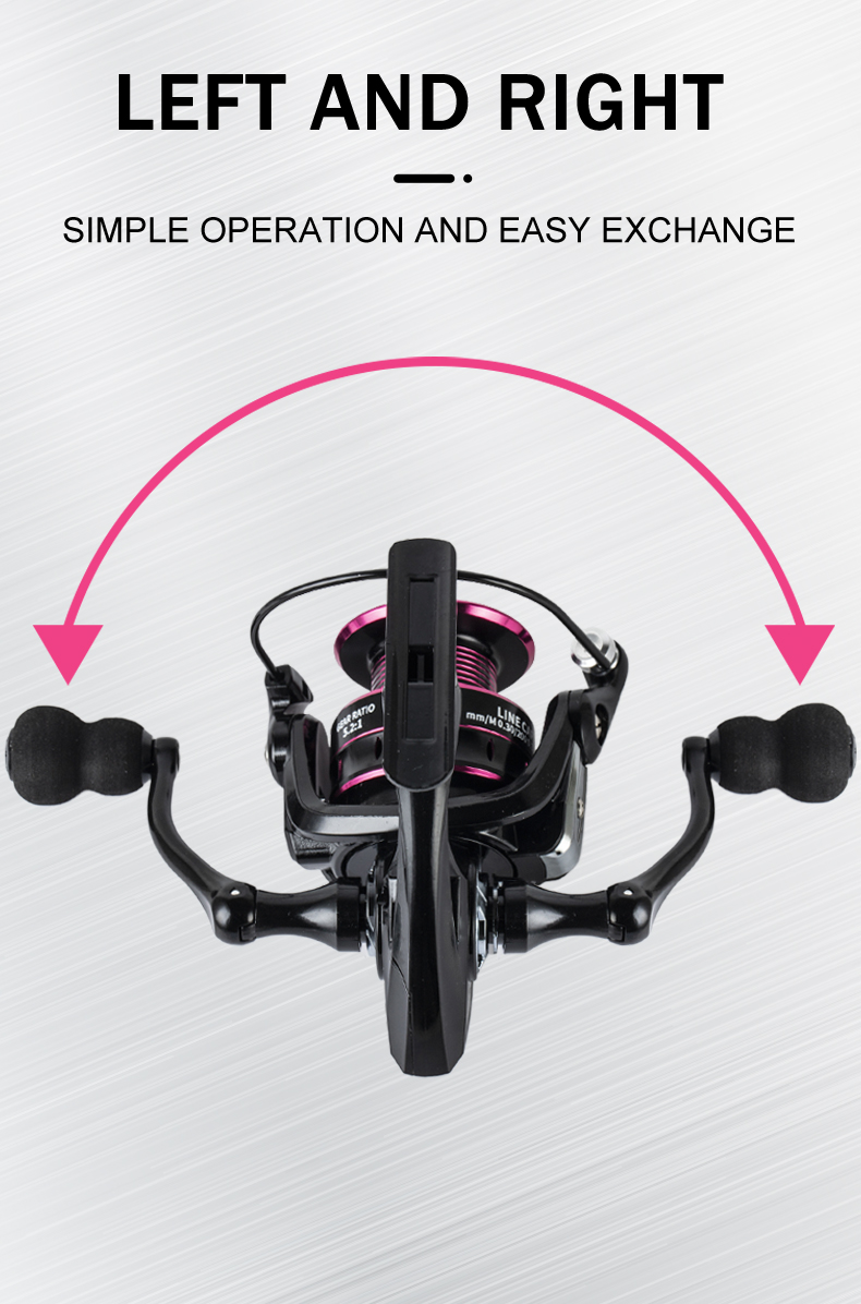 Billings Spinning reel 12Kg ลากสูงสุด Spinning fishing reel โลหะ rocker ...